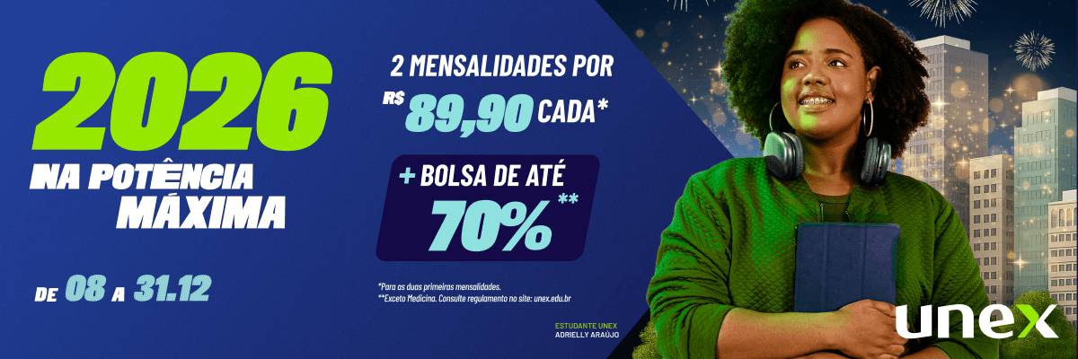 Vestibular Unex 2026.1 - Inscreva-se